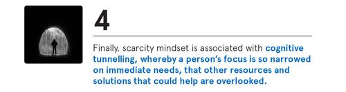 Scarcity mindset and financial decision-making